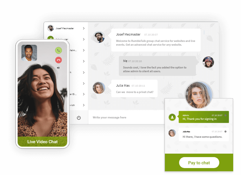 Live Stream Chat with Dacast and RumbleTalk - Dacast