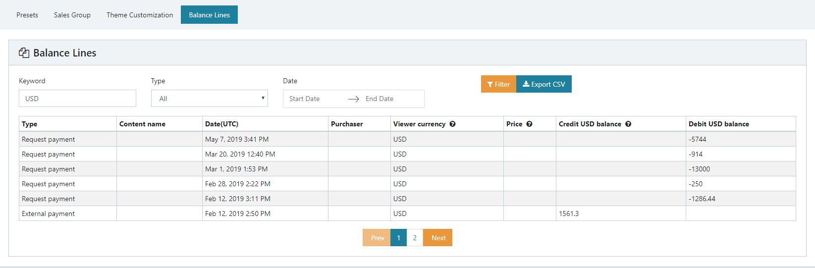 Where can I check received payments in the new Back Office? | Dacast