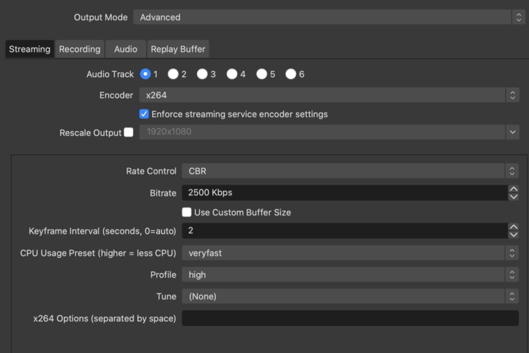 Pay close attention to ensure that your output mode is “Advanced,” the ...