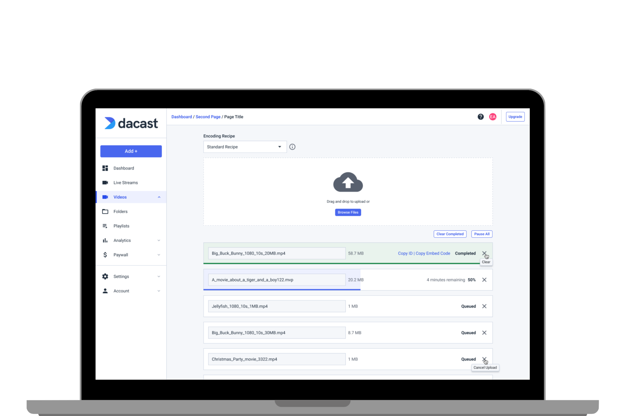Cloud Video Transcoding