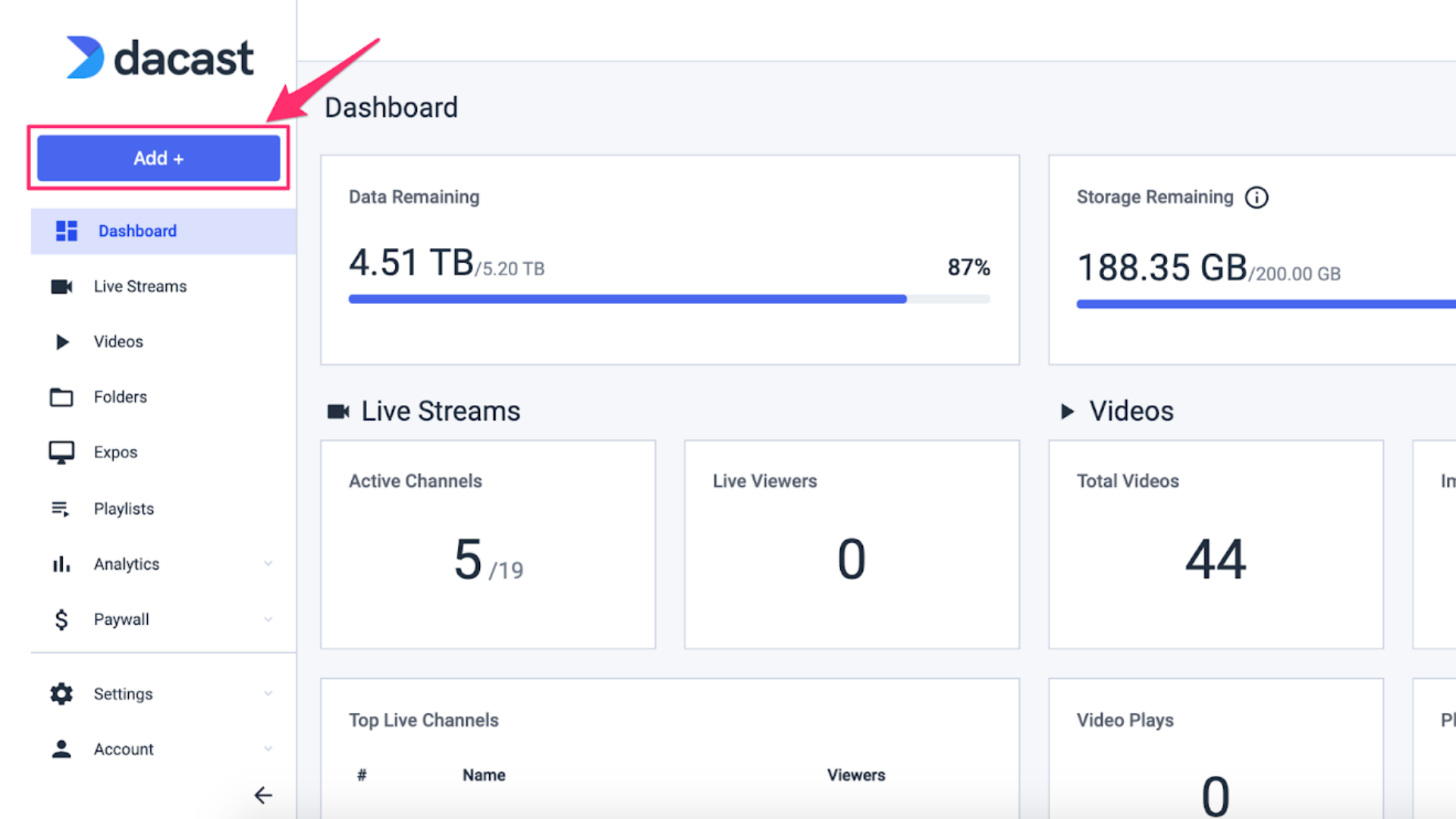 How to Upload Videos in Your Dacast Account? - Dacast