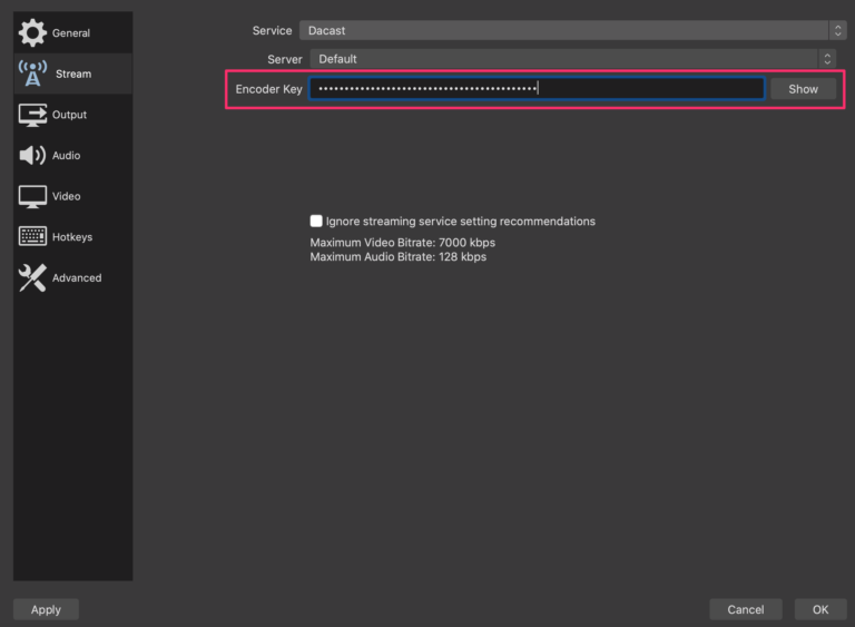 Video Guide: How to Start Live Streaming Using Dacast - OBS Studio
