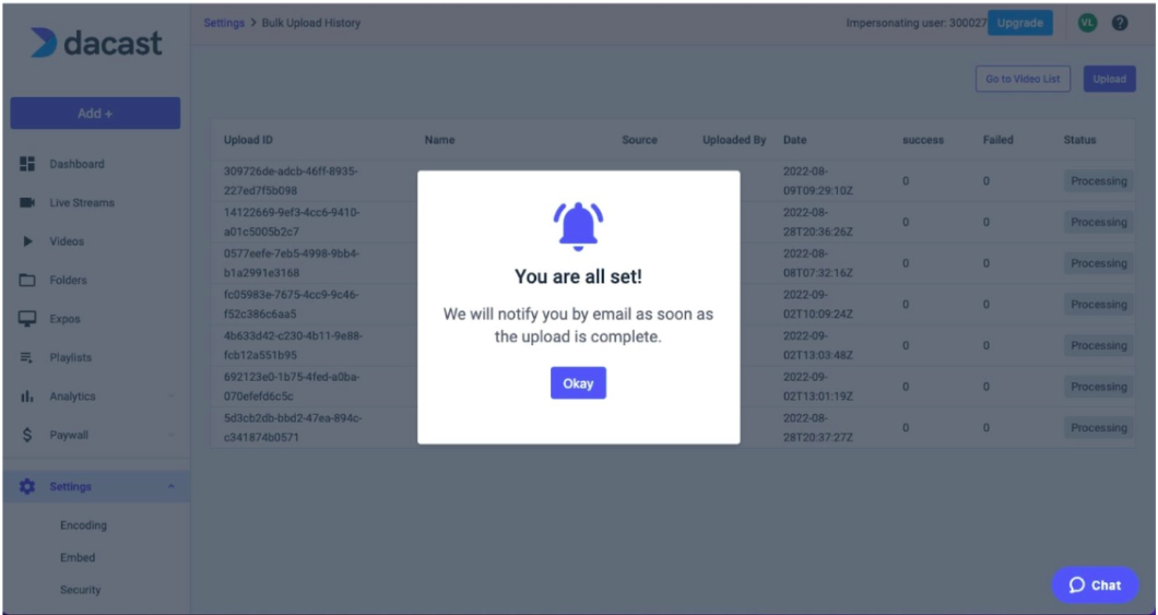 How to Upload Videos in Your Dacast Account? - Dacast