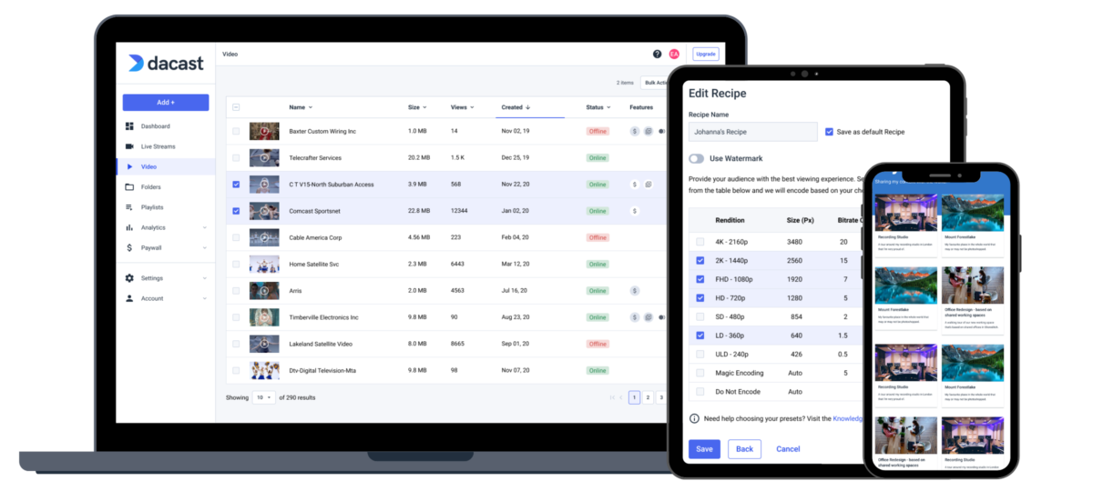 The 12 Best Professional Video Hosting Platforms in 2022 | Dacast